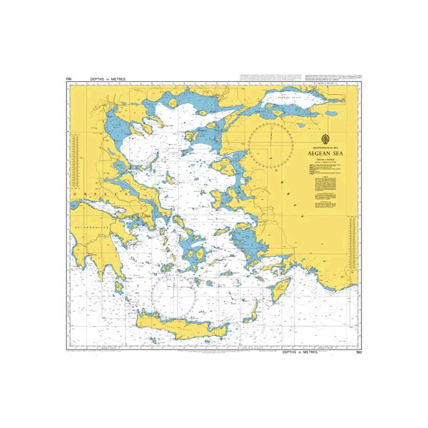 Admiralty Chart 180: Aegean Sea – SailorShop.co.uk