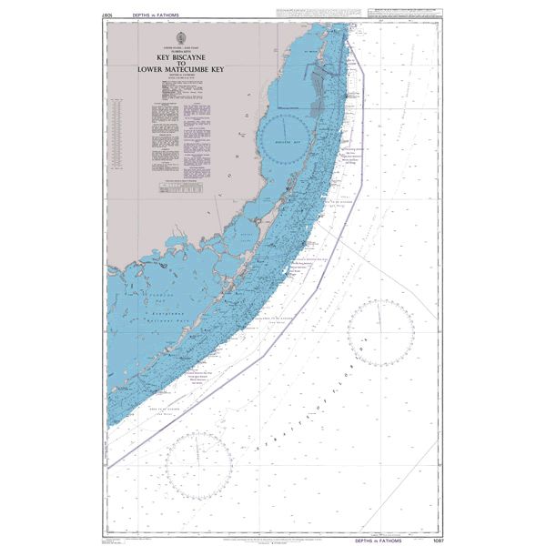 Admiralty Chart 1097: Key Biscayne to Lower Matecumbe Key – SailorShop ...