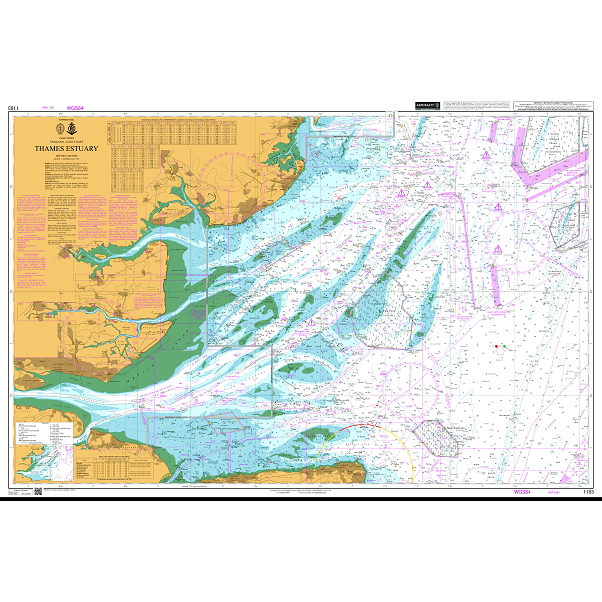 Admiralty Chart 1183 | Thames Estuary