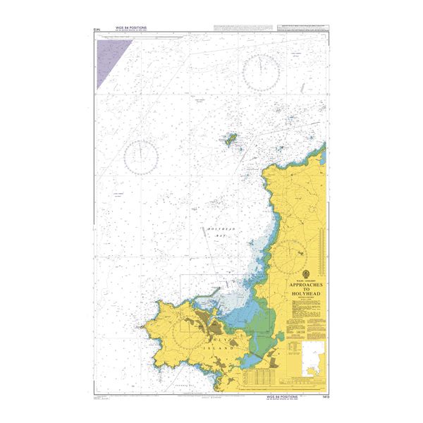 Admiralty Chart 1413: Approaches to Holyhead – SailorShop.co.uk