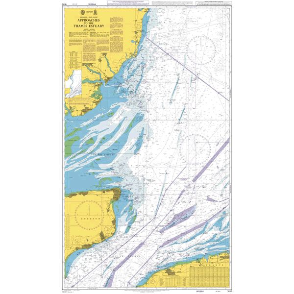 Admiralty Chart 1610: Approaches to the Thames Estuary – SailorShop.co.uk