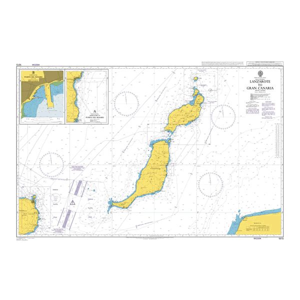 Admiralty Chart 1862: Lanzarote to Cabo Bojador – SailorShop.co.uk