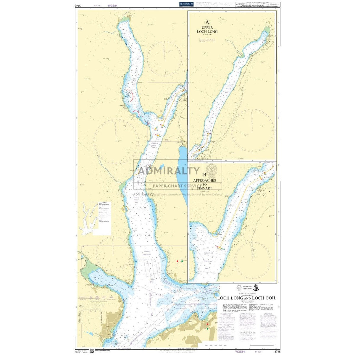 Admiralty Chart 3746: Loch Long and Loch Goil – SailorShop.co.uk