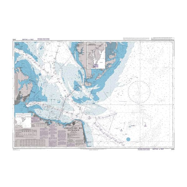Admiralty Chart 2919: Chesapeake Bay Entrance – SailorShop.co.uk