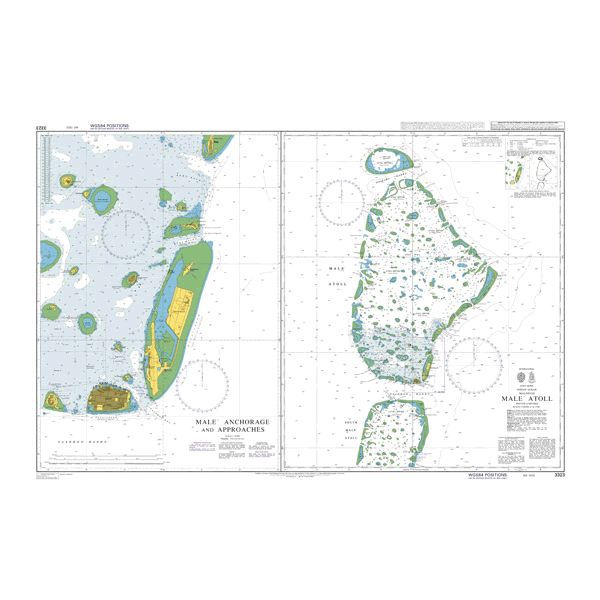 Admiralty Chart 3323: Male' Atoll – SailorShop.co.uk