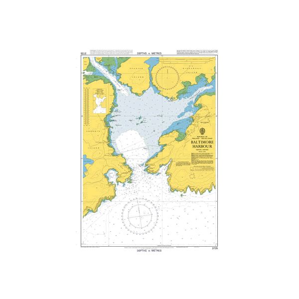 Admiralty Chart 3725: Baltimore Harbour – SailorShop.co.uk