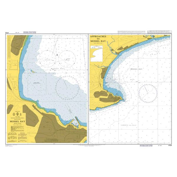 Admiralty Chart 4154: Approaches to Mossel Bay – SailorShop.co.uk