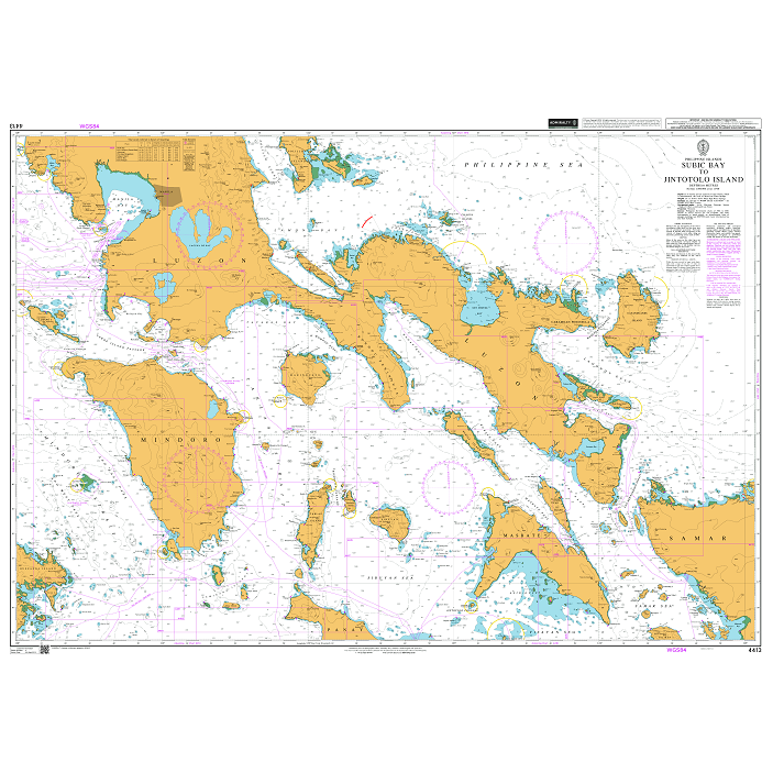 Admiralty Chart 4413: Subic Bay to Jintotolo Island – SailorShop.co.uk