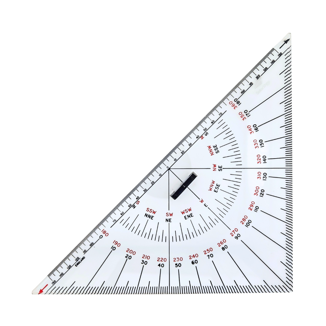 12" Navigation Triangle | Nautical Chartwork Instrument – SailorShop.co.uk